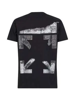 Off-White Black Jersey Metal Arrow Slim T-shirt - Multicolor
