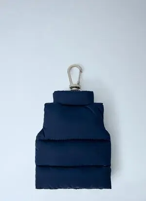 Moncler Vest Keyring - Blue
