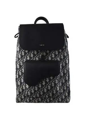 Dior Saddle Backpack - Black
