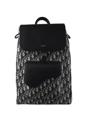 Dior Saddle Backpack - Black