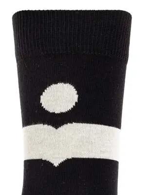 Isabel Marant Étoile Nesson Mid-length Socks With Logo