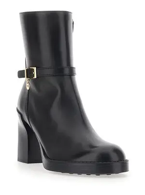 TOD'S Leather Ankle Boots - Multicolor