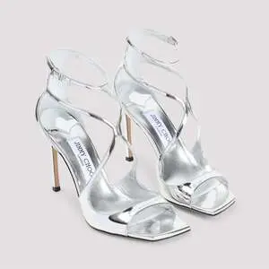 JIMMY CHOO Azia 95 Sandal - Silver