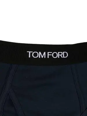 TOM FORD Logo-waistband Cotton Briefs