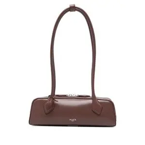 Alaïa Calf Leather Shoulder Bag - Brown