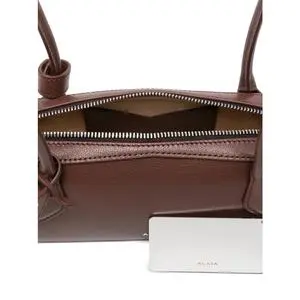 Alaïa Calf Leather Shoulder Bag - Brown