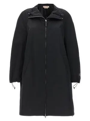 Marni Satin Parka - Black