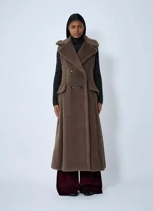Max Mara Double-breasted Gilet - Brown