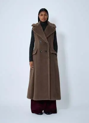 Max Mara Double-breasted Gilet - Brown