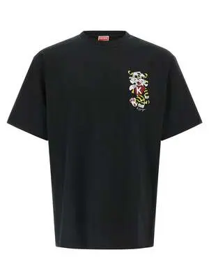 Kenzo Wild Tiger Embroidered' T-shirt - Black