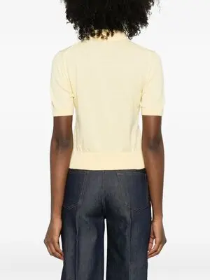 A.p.c. Cotton Polo Shirt With Jacquard Logo - Multicolor