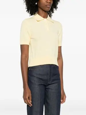A.p.c. Cotton Polo Shirt With Jacquard Logo - Multicolor