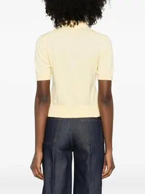 A.p.c. Cotton Polo Shirt With Jacquard Logo - Multicolor