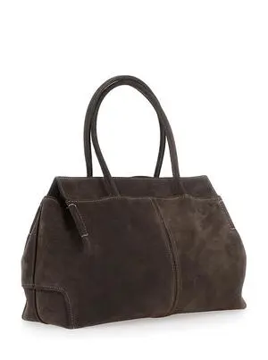 TOD'S Leather Shoulder Bag With Handles - Multicolor