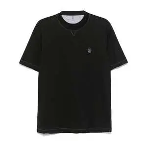 Brunello Cucinelli T-shirts & Vests T-shirts - Black