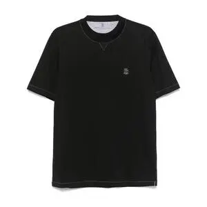Brunello Cucinelli T-shirts & Vests T-shirts - Black