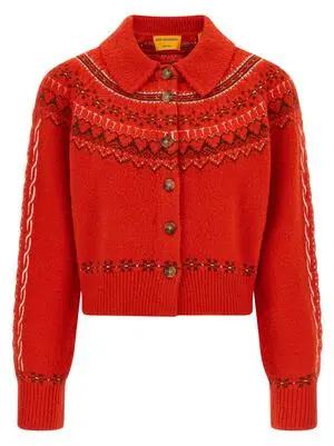 Guest In Residence Cloud Chalet' Cardigan - Red
