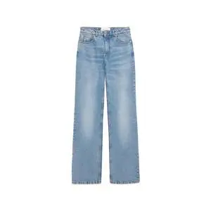 AMI Paris Denim Wide-leg Jeans - Blue