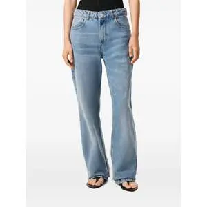 AMI Paris Denim Wide-leg Jeans