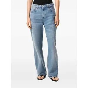AMI Paris Denim Wide-leg Jeans