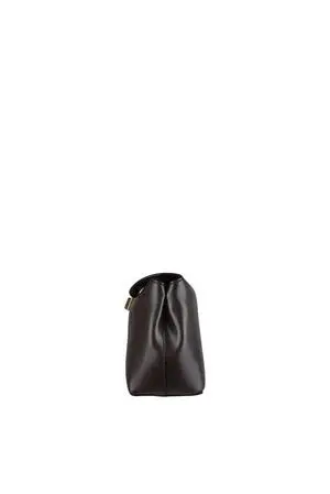 TOTEME T-lock Clutch - Brown