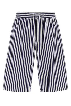 Dolce & Gabbana Embroidered Poplin Bermuda Shorts - Multicolor