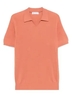 Brunello Cucinelli Short Sleeve Polos For Men