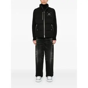 Moose Knuckles Gabardine Quilted Padded Gilet - Black
