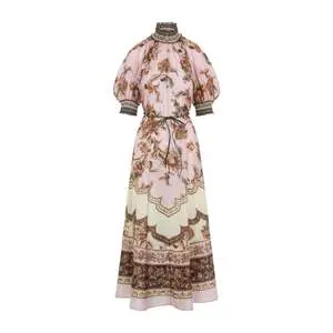 Zimmermann Aster Billow Long Dress - Multicolor