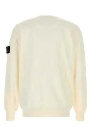 Stone Island Cotton Sweater - White