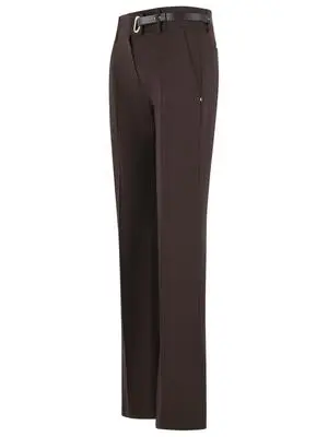 Sportmax Viscose Trousers - Brown