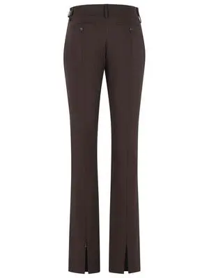 Sportmax Viscose Trousers - Brown