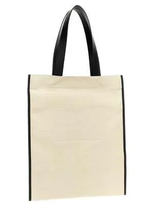 JIL SANDER Medium Flat Canvas Shopping Bag