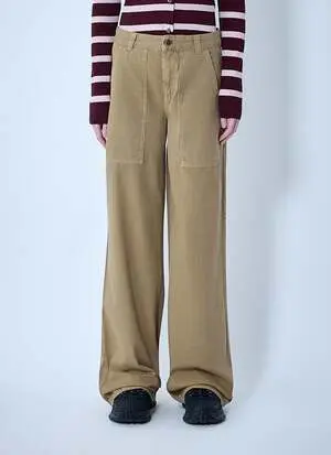 Moncler Utility Wide-leg Trousers - Green