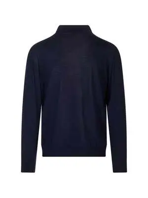 Kiton Zip-neck Polo Sweater