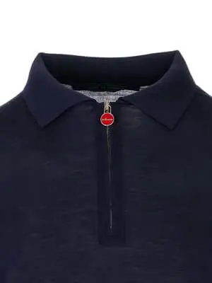 Kiton Zip-neck Polo Sweater