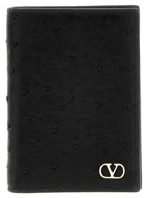 Valentino Garavani Vlogo Cardholder - Black
