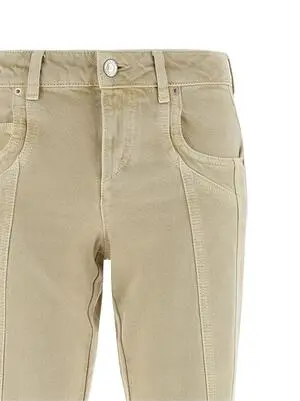 Isabel Marant Étoile Marant 'jaylis' Jeans - Cream
