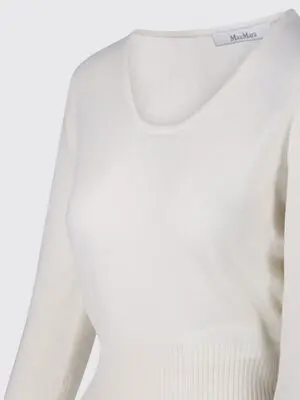 Max Mara Wool Cashmere Pullover Sweater - White
