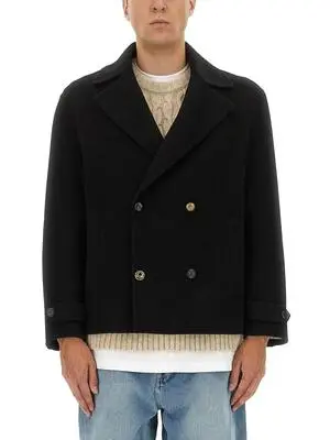 Moschino Double-breasted Jacket - Black