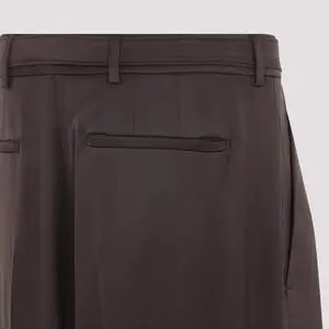 Saint Laurent Silk Pants - Brown
