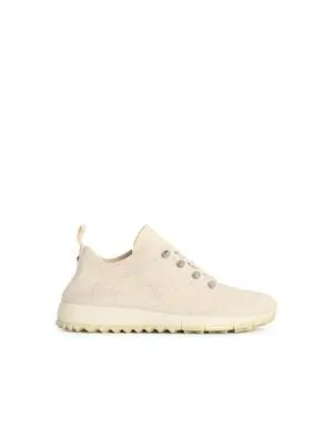 JIMMY CHOO Veles Sequined Sneakers - Cream