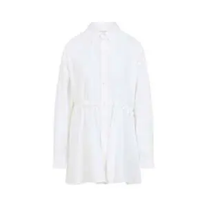 Balenciaga Cotton Hourglass Dress - White