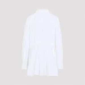 Balenciaga Cotton Hourglass Dress - White