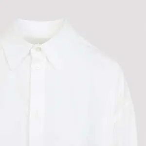 Balenciaga Cotton Hourglass Dress - White