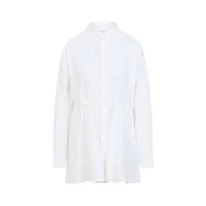 Balenciaga Cotton Hourglass Dress - White