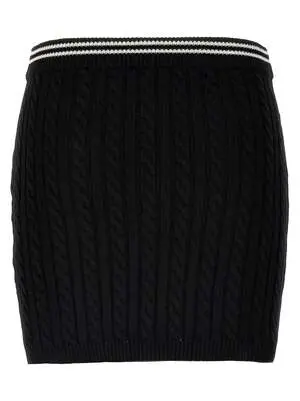 Alessandra Rich Braided Mini Skirt - Multicolor