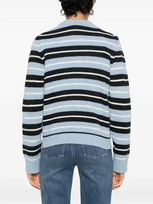 GANNI Wool Crewneck Sweater - Multicolor