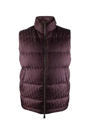 Dior Oblique Down Vest - Brown