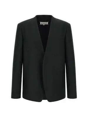 MAISON MARGIELA Minimalist Virgin Wool Jacket - Black